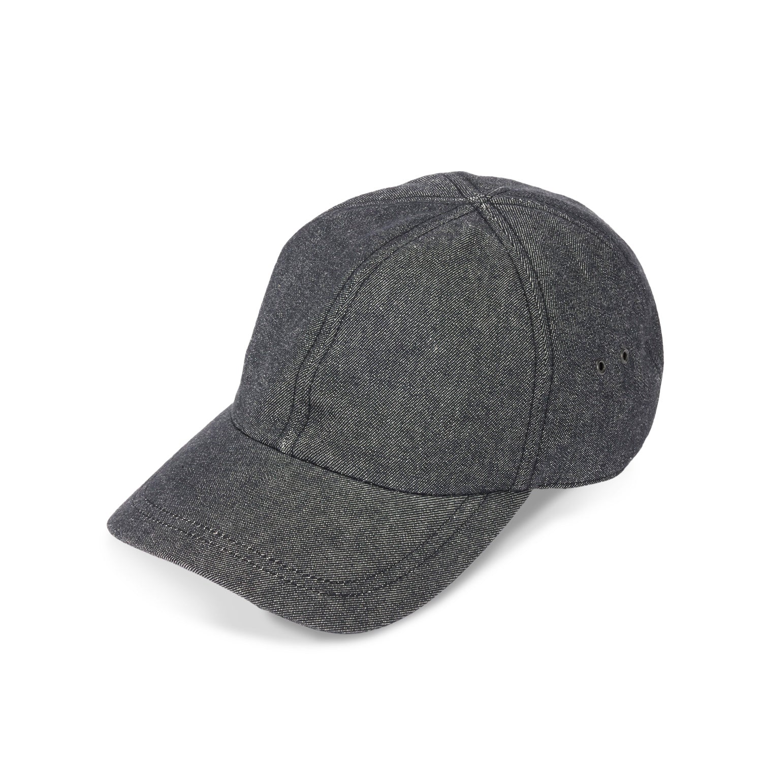 キャップ | 帽子通販｜CPH(シーピーエイチ）6 PANEL CAP / COLOR DENIM / BLACK – cphweb